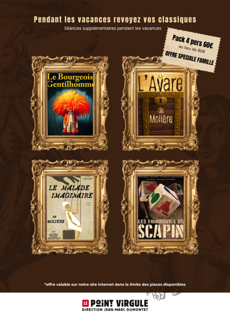 Les classiques - Théâtre Le Point Virgule