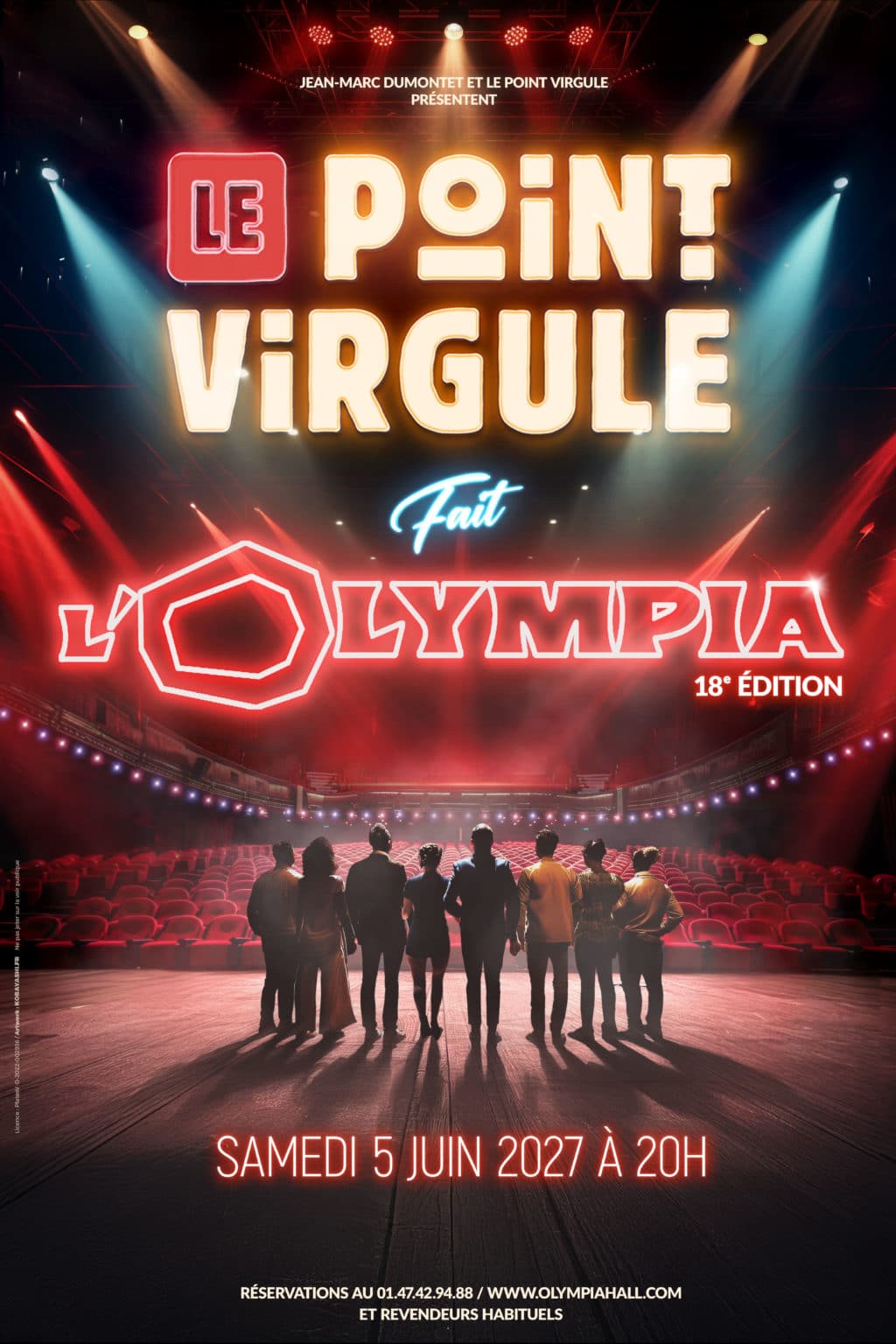 LE POINT VIRGULE FAIT L'OLYMPIA - 18ème édition - Théâtre Le Point Virgule